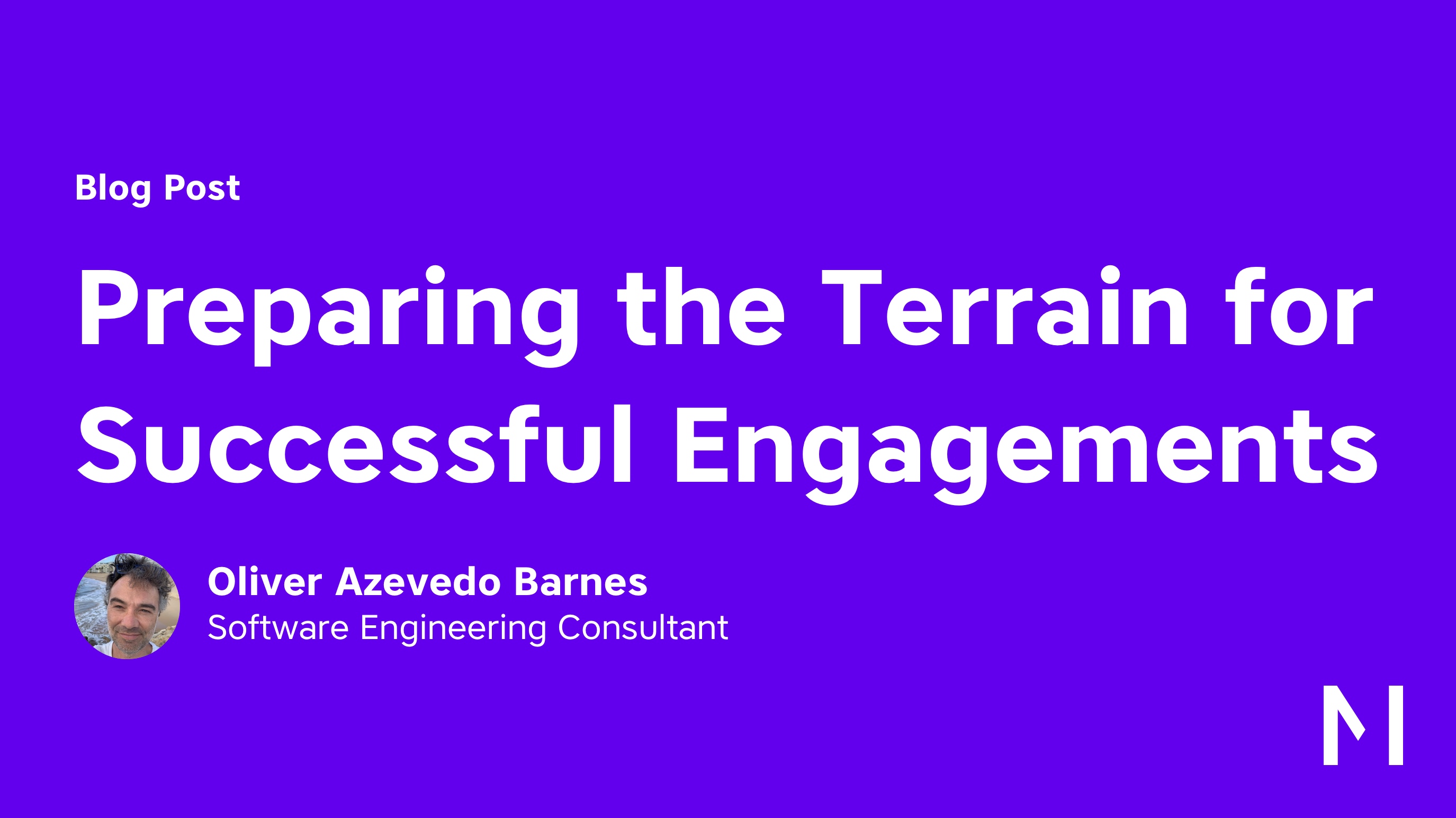 Preparing the Terrain for Successful Engagements | Mainmatter